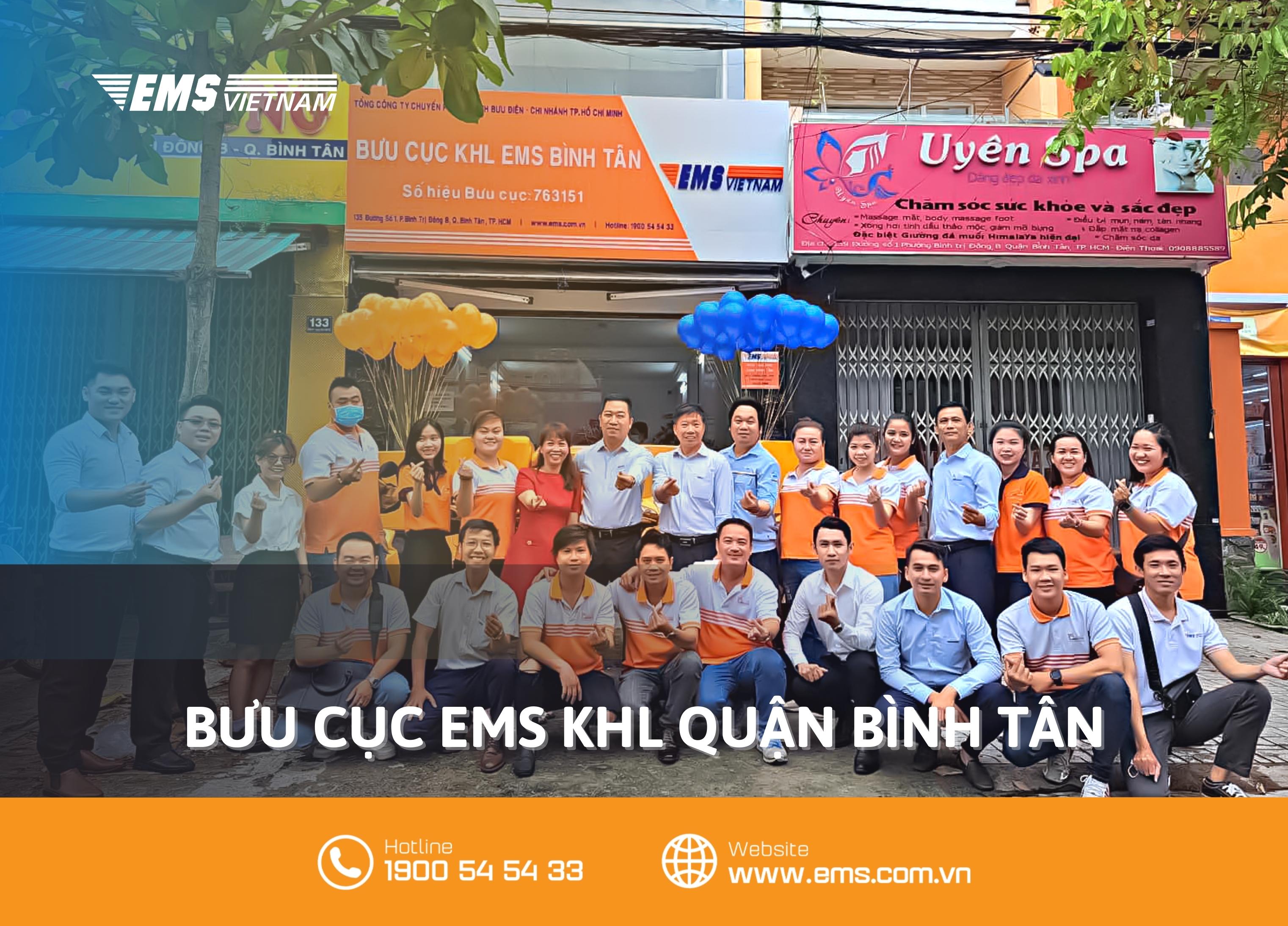 EMS | EMS Việt Nam khai trương bưu cục phục vụ khách hàng lớn tại Quận Bình Tân, TP. Hồ Chí Minh