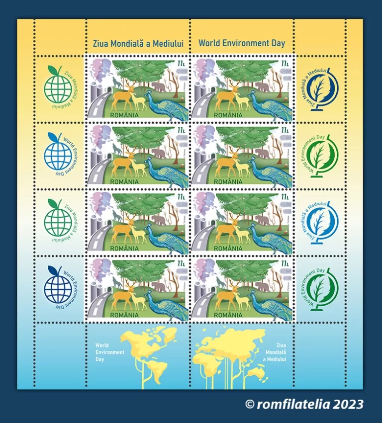 EMS | Bưu chính Rumani phát hành tem kỷ niệm ngày Môi trường Thế giới