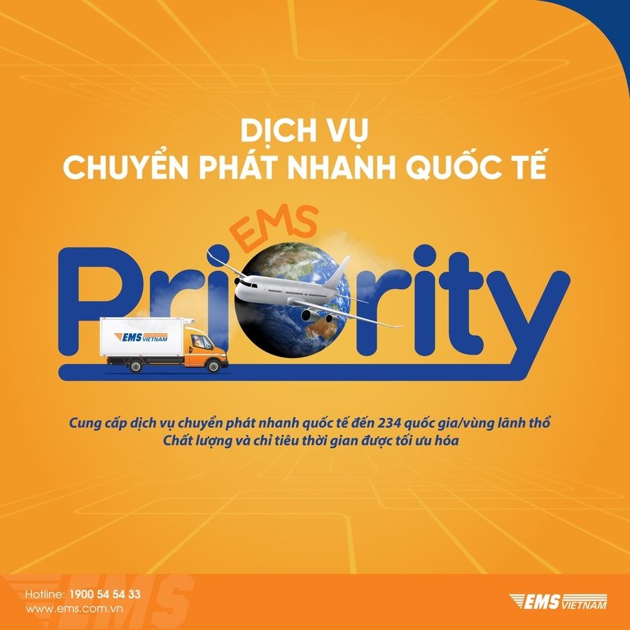 EMS | Dịch vụ chuyển phát nhanh Quốc tế EMS Priority