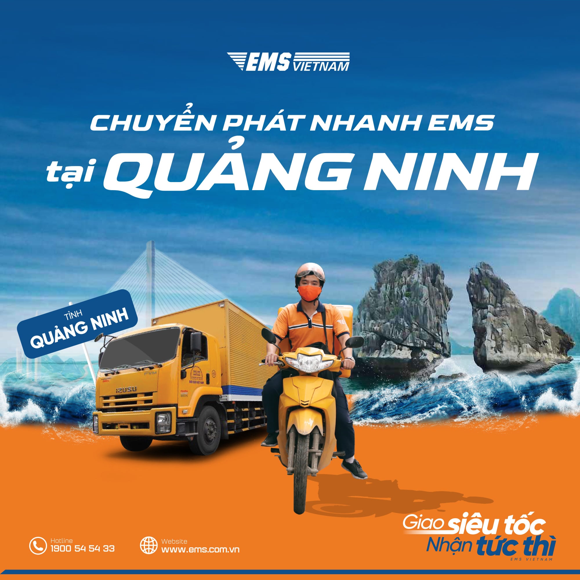 EMS | EMS Việt Nam cung cấp Dịch vụ chuyển phát nhanh tại Quảng Ninh